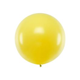 Palloncino Mongolfiera Pallone 1 METRO in lattine colore GIALLO